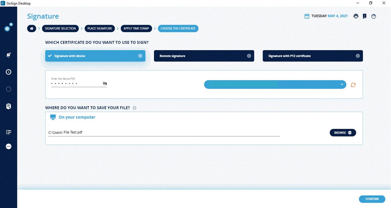 Guide to signing documents with GoSign | Infocert Assistance
