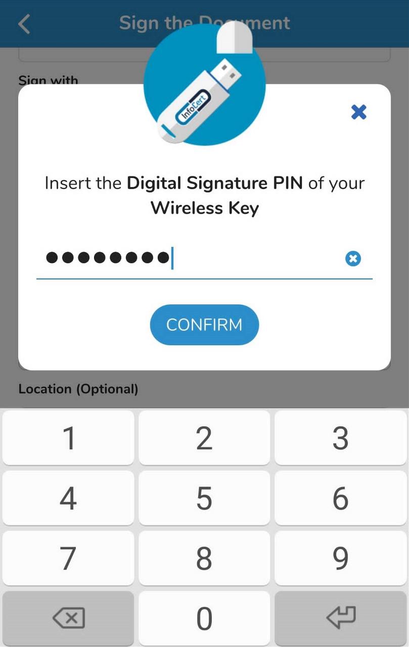 Guide to sign documents with GoSign Mobile | Infocert Assistance