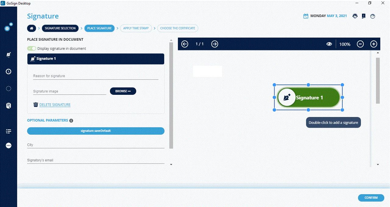 Guide to signing documents with GoSign | Infocert Assistance