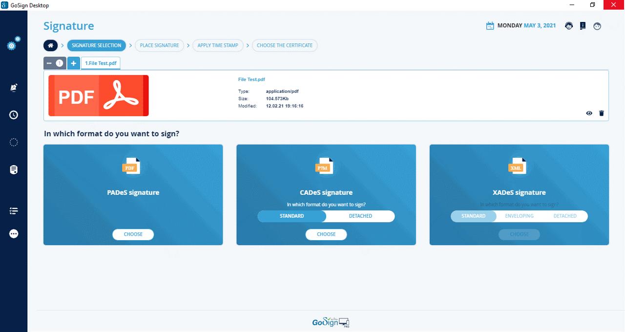 Guide to signing documents with GoSign | Infocert Assistance